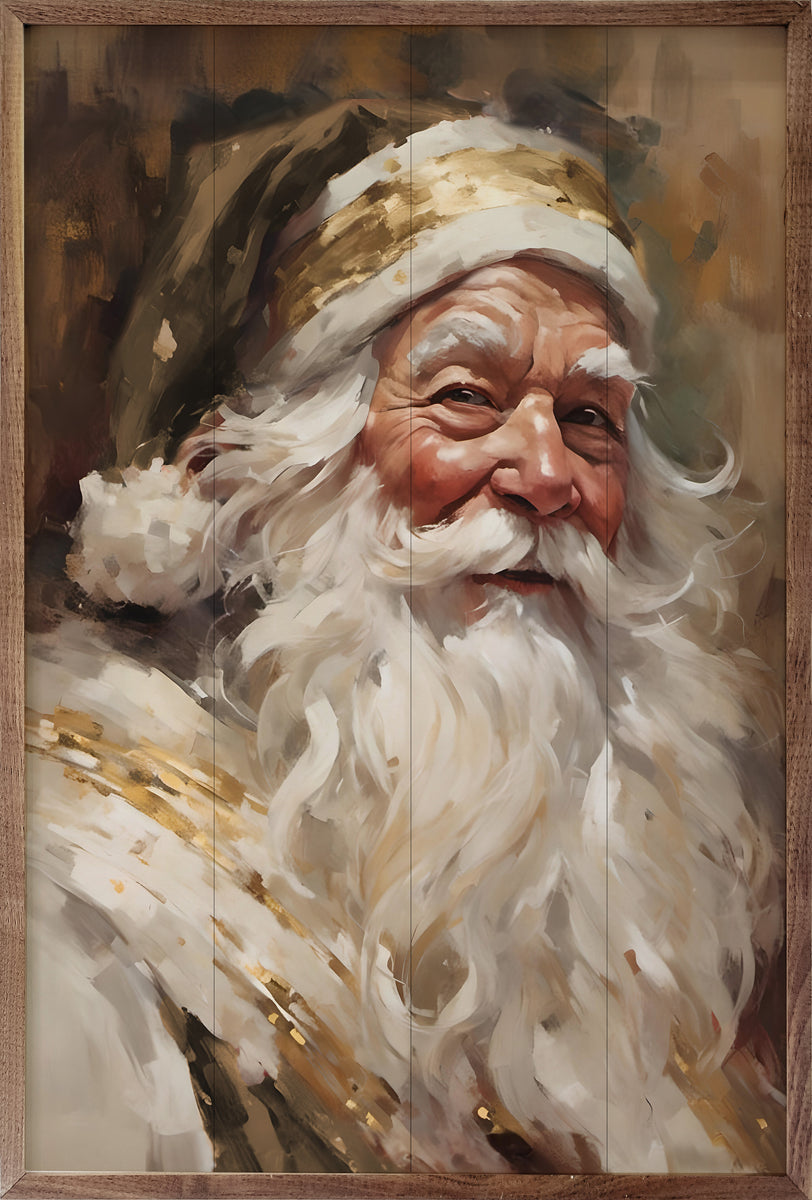 Santa In Gold With Gold – Kendrick Home