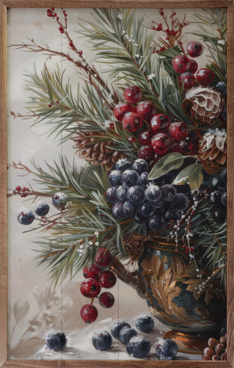 Winterberry Mix IV By Petals Prints Design – Kendrick Home