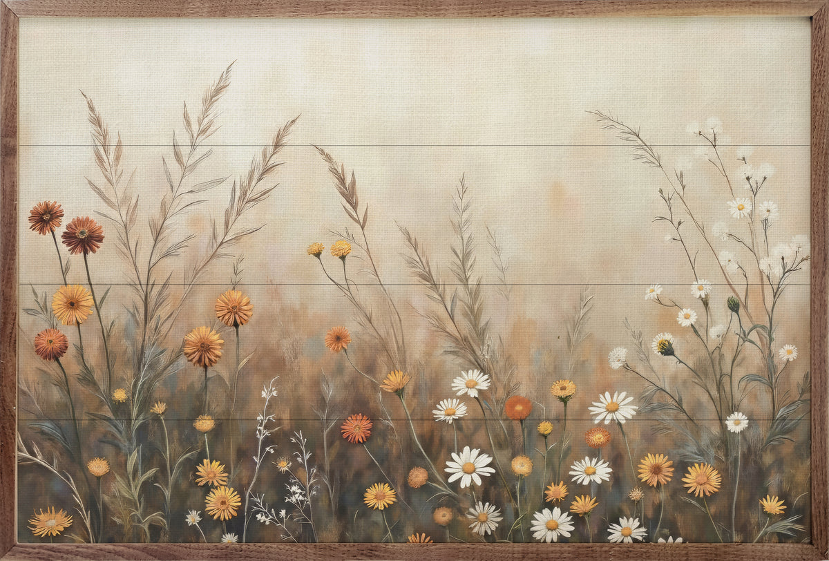 Fall Field With Mums And Daisies – Kendrick Home