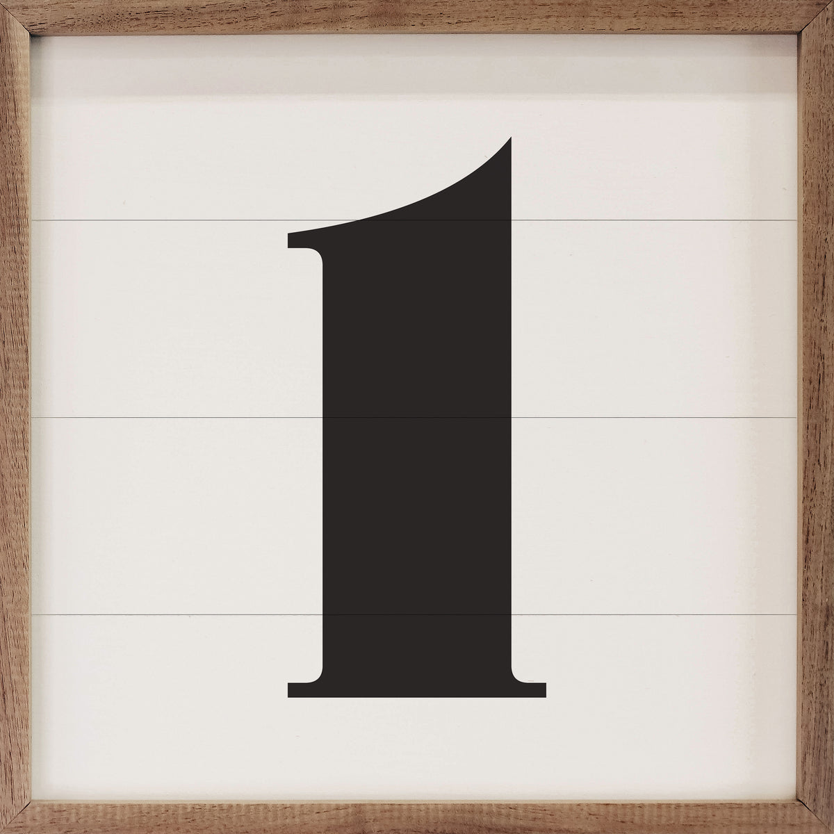 Square Classic Number One White – Kendrick Home