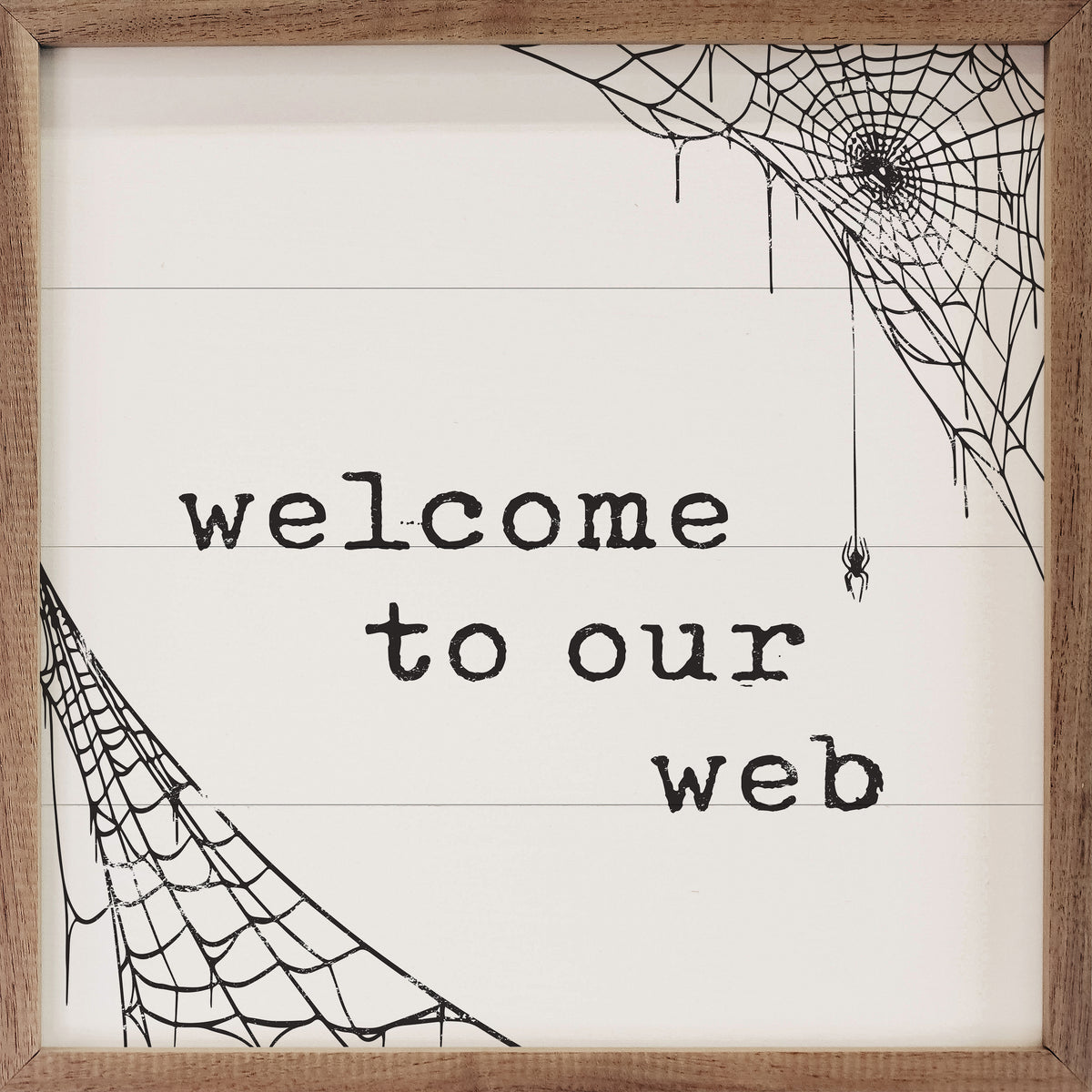 Welcome To Our Web White – Kendrick Home