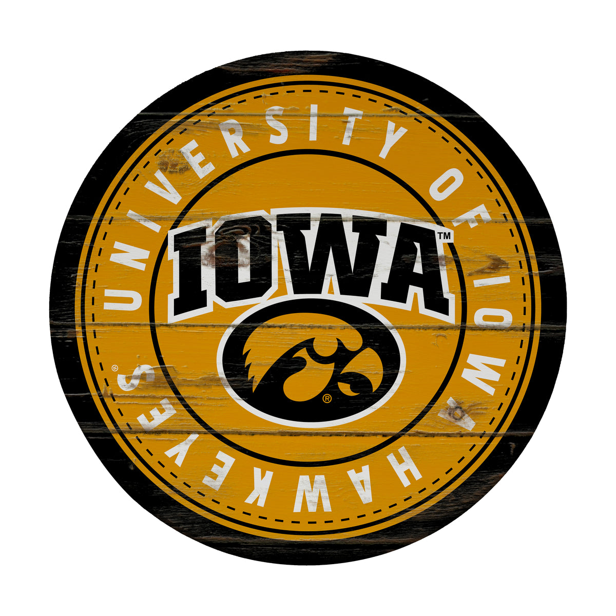 Button Logo University of Iowa Circle – Kendrick Home