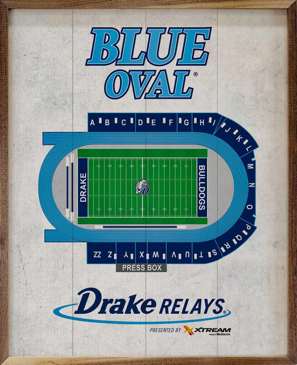 Stadium Seating Football Drake University Whitewash – Kendrick Home