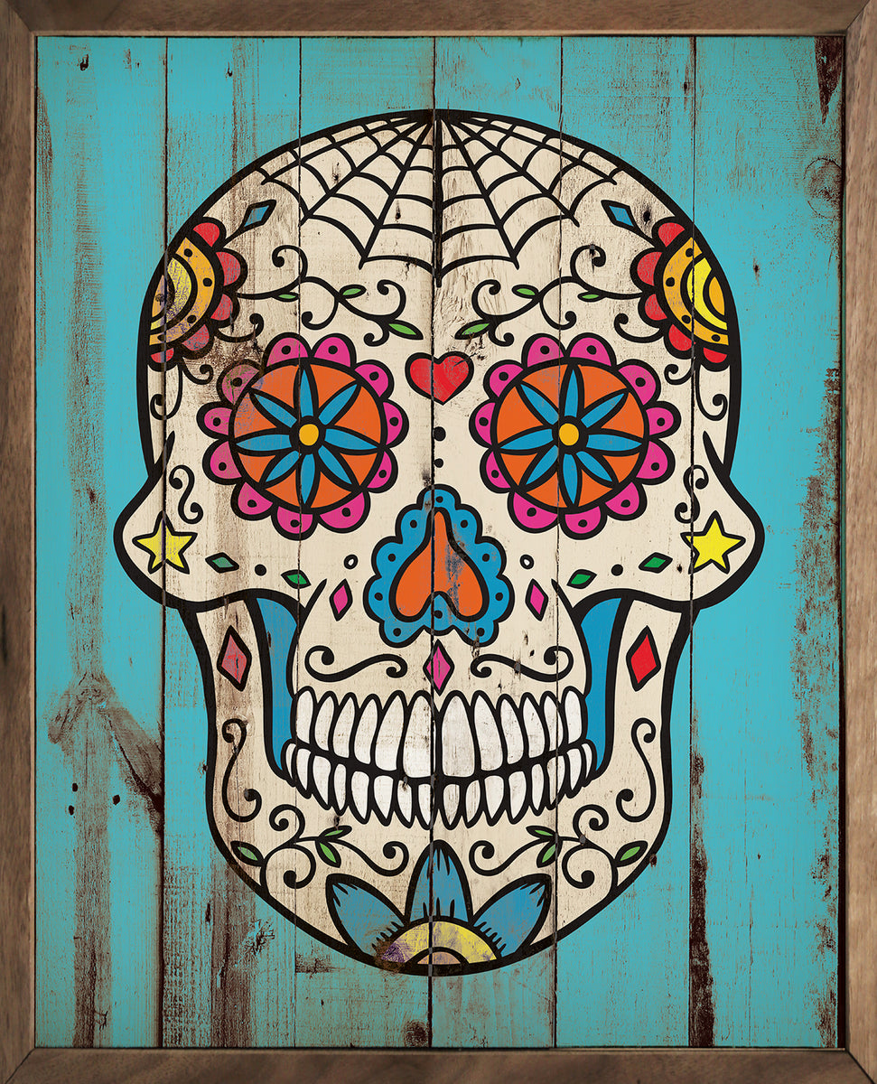 Sugar Skull Blue – Kendrick Home