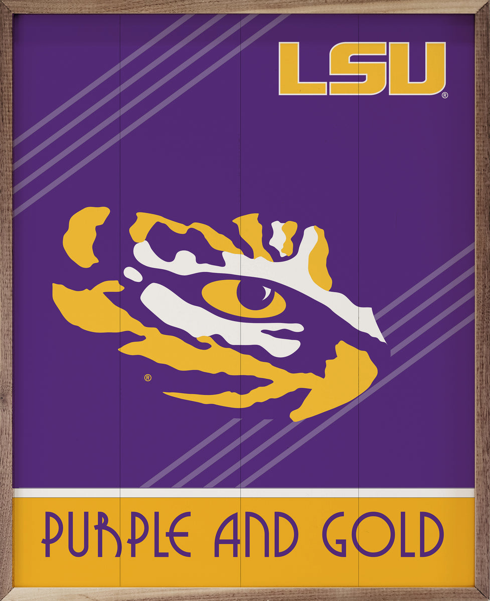Retro Poster Louisiana State University – Kendrick Home