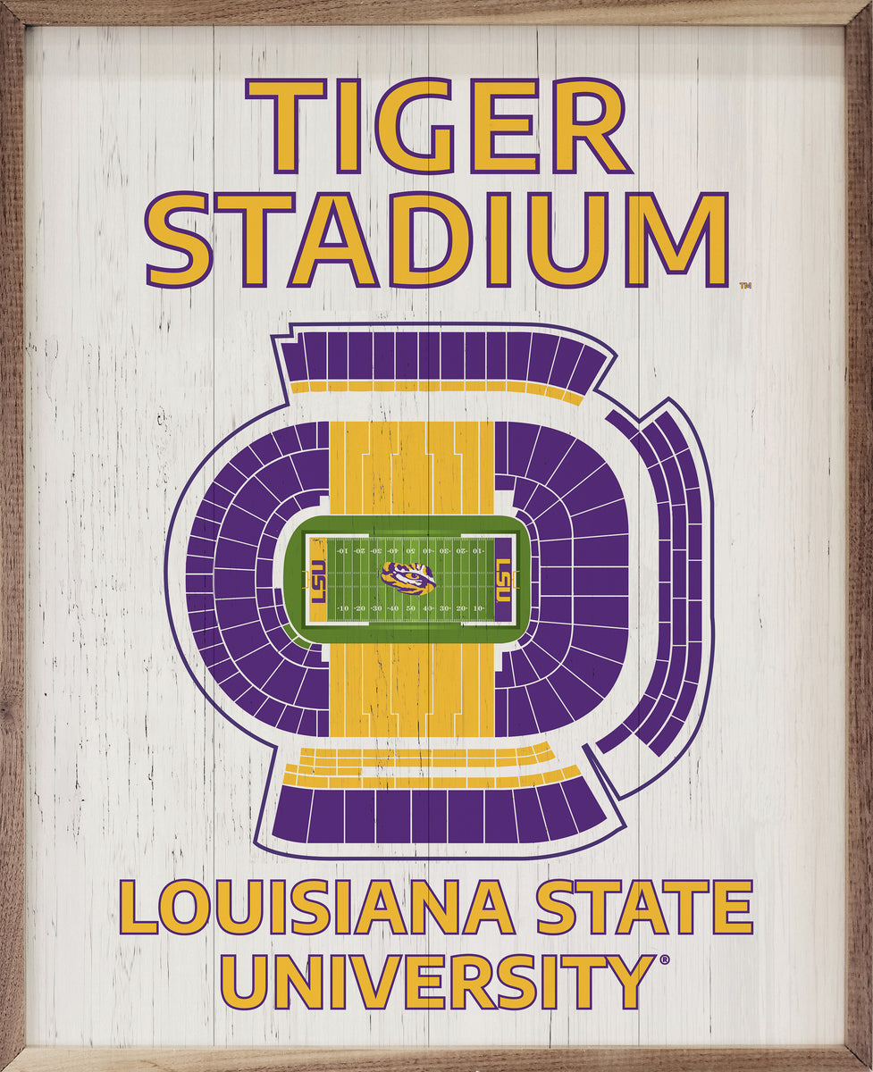 Stadium Seating Football Louisiana State University Whitewash ...