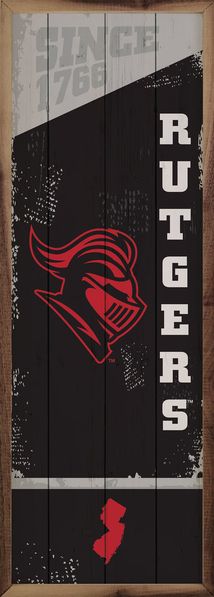 Vertical State Poster Rutgers State University – Kendrick Home