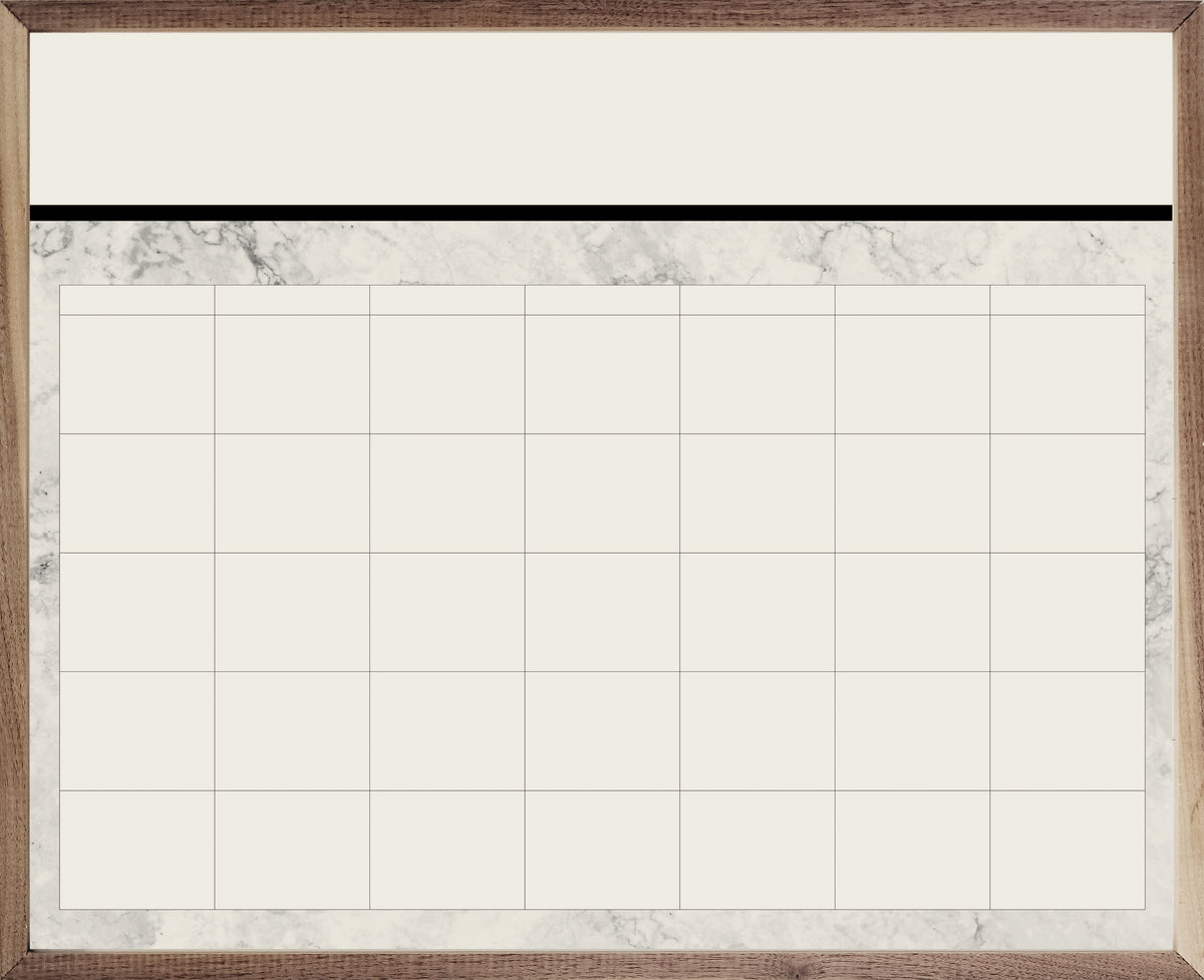 Whiteboard Marble Calendar – Kendrick Home