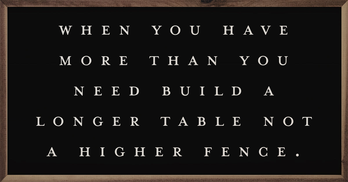 Build A Longer Table Typewriter Black – Kendrick Home