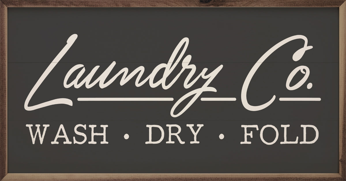 Laundry Co Wash Dry Fold Black – Kendrick Home