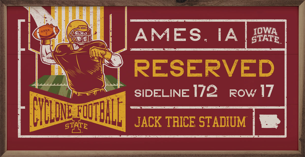 Stadium Ticket Iowa State University – Kendrick Home