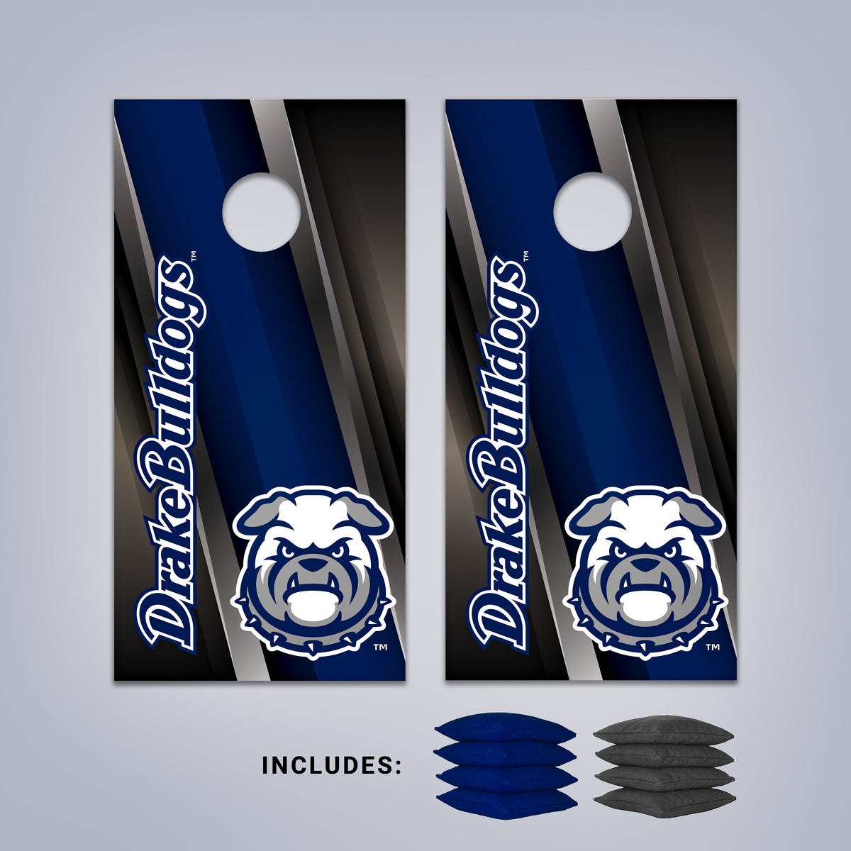 Drake University Mascot Bag Boards Set With Bags – Kendrick Home
