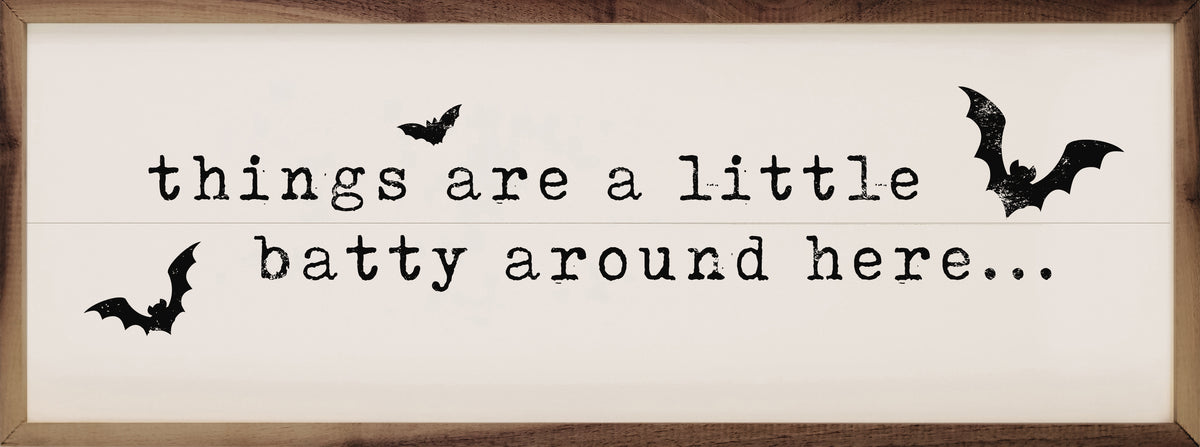 Things Are A Little Batty White – Kendrick Home