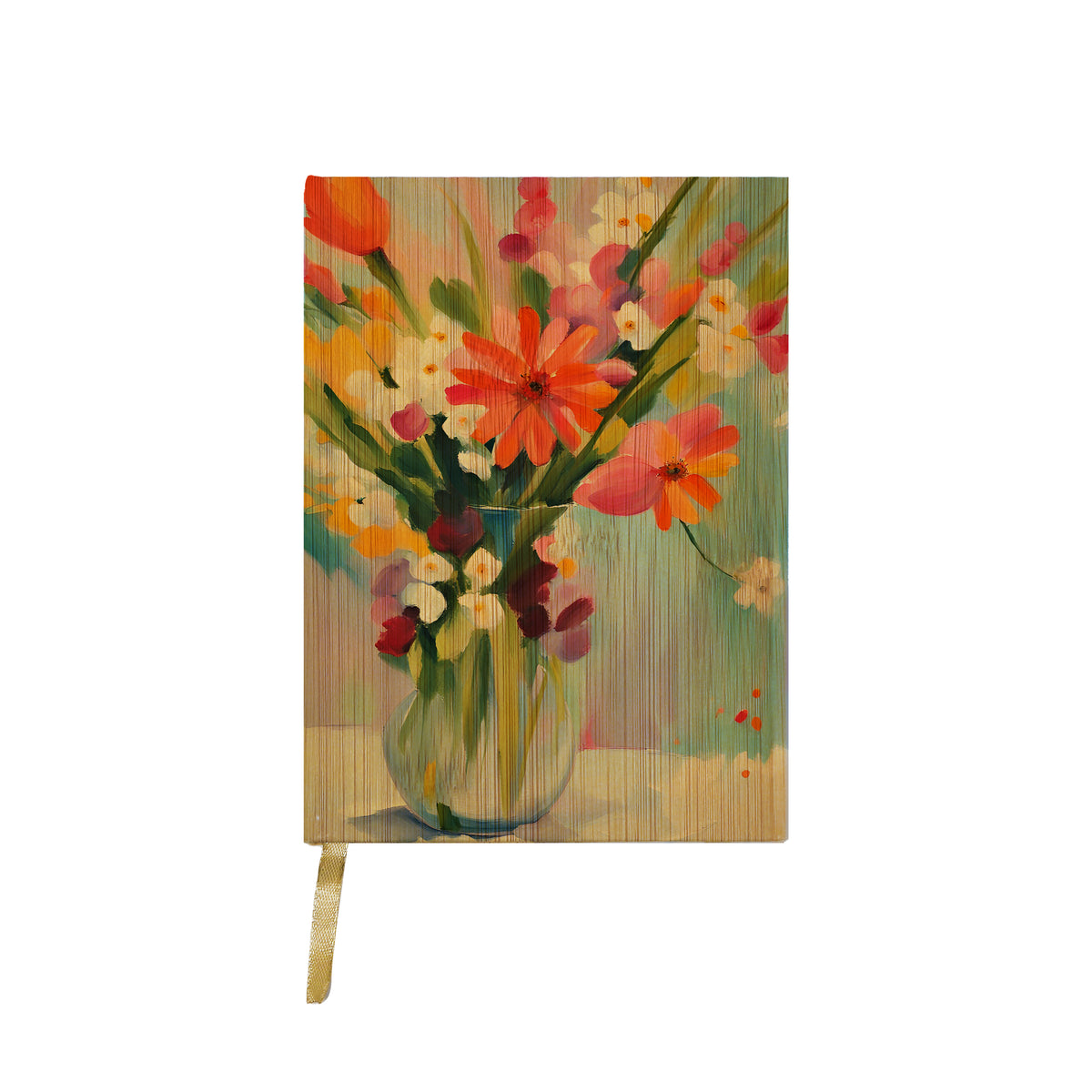 Bright Flowers In Vase Journal – Kendrick Home
