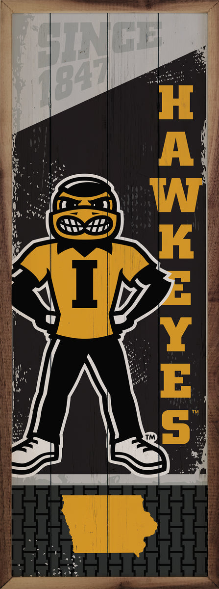 Vertical State Poster University Of Iowa – Kendrick Home