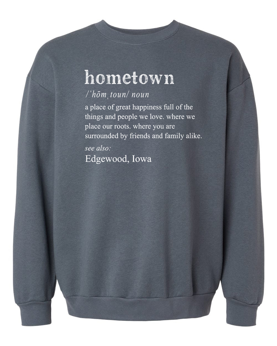 Hometown Definition Personalized Crew – Kendrick Home