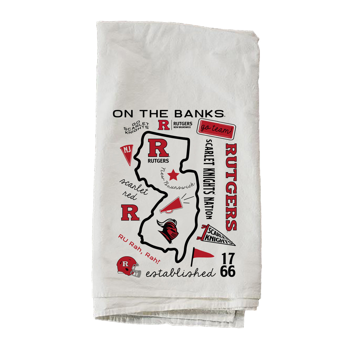 Collage Rutgers State University Towel – Kendrick Home