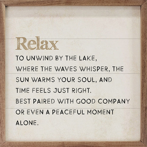Relax At The Lake Definition – Kendrick Home
